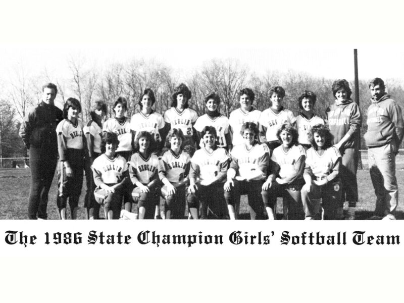1986 Girls Softball Team - BHS Athletic Hall of Fame